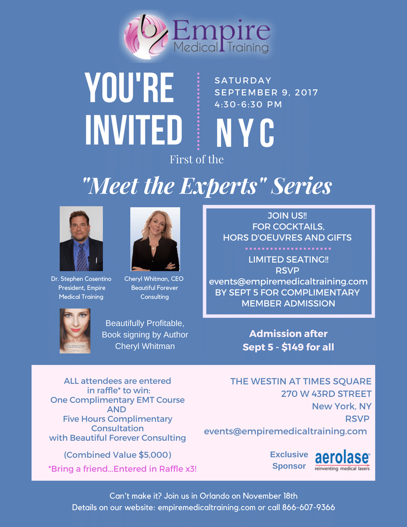 Past Event: Meet the Experts Seminar - Beautiful Forever